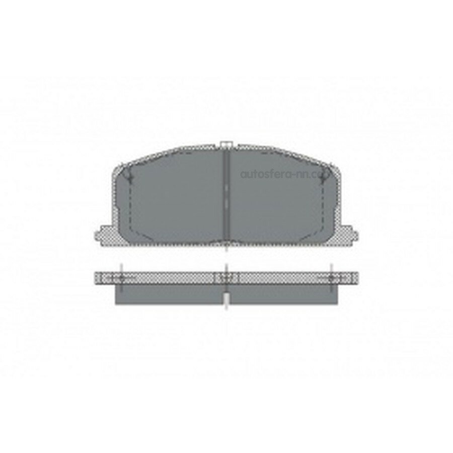 SCT GERMANY SP118 тормозные колодки (комплект 4 ШТ.) SP 118