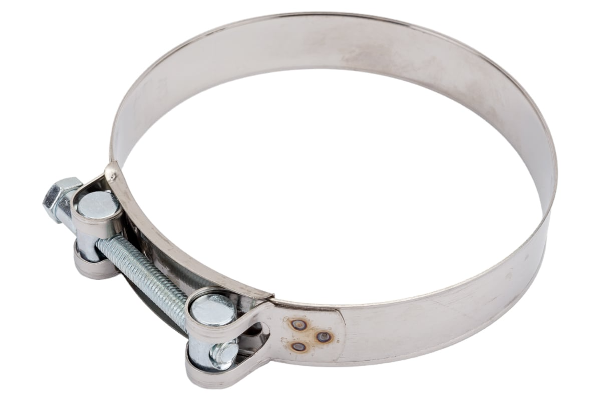Хомуты силовые ROBUST из нержавеющей стали SR/W2 (d122-130 мм) {80587} (1 шт)