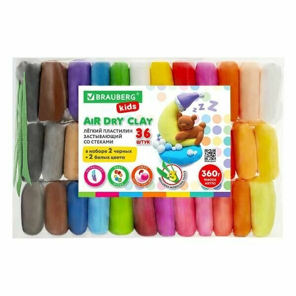 Пластилин Brauberg 106309 36 цветов