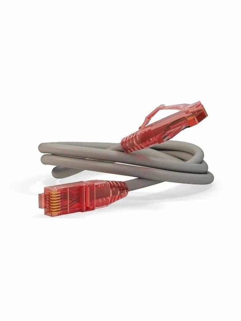 Кабель Hyperline PC-LPM-UTP-RJ45-RJ45-C5e-0.5M-LSZH-GY