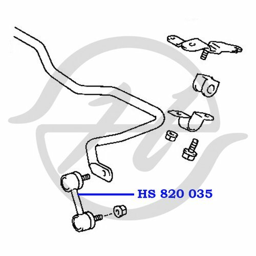 Тяга стабилизатора Hanse HS820035