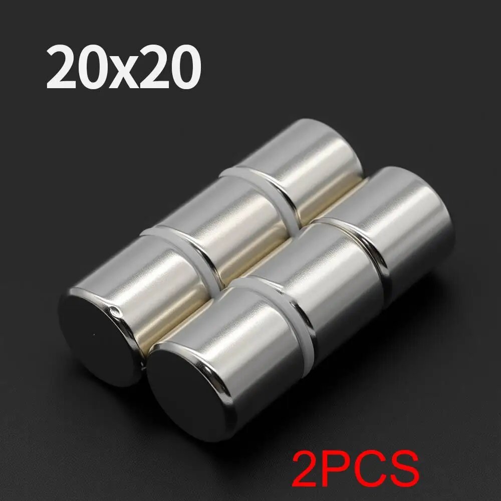 Неодимовые магниты 20x20 мм, 2 шт.