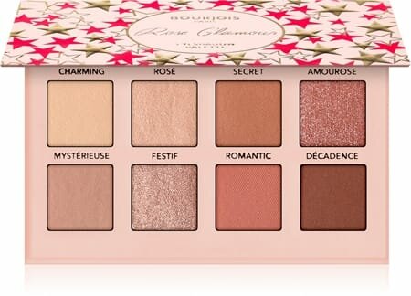 Тени для век Bourjois Rose Glamour, розовые оттенки, 8,5 г