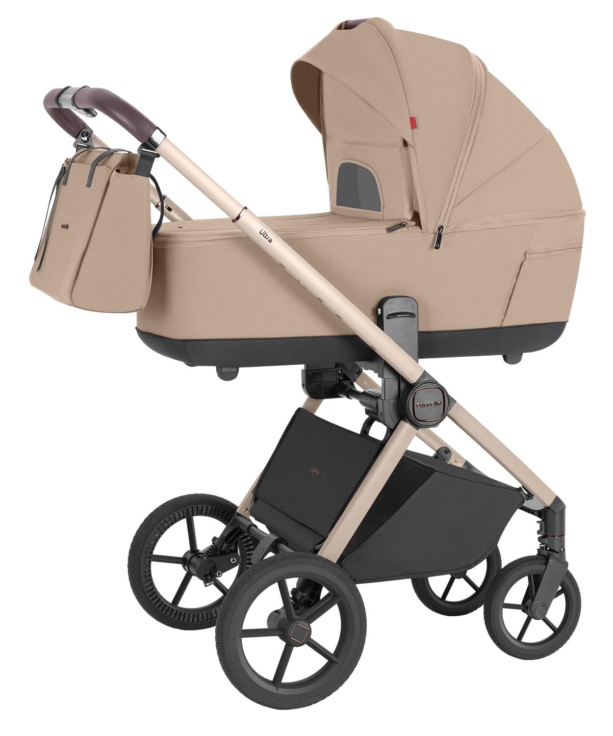 Коляска 2 в 1 Carrello Ultra CRL-6527 Floral Beige, всесезонная