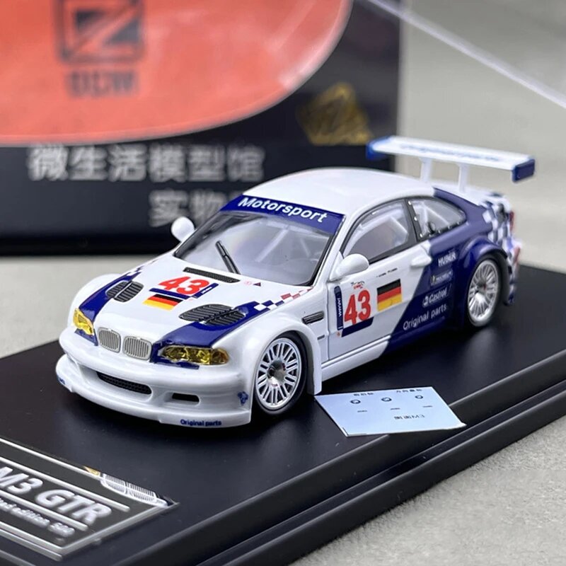 Maisto BMW M3 GTR E46 1:64, цвет 43
