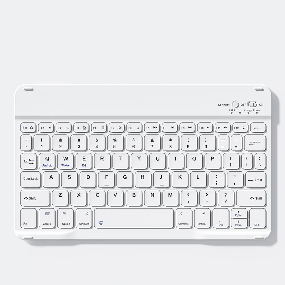 Чехол с магнитной клавиатурой для iPad Air 6 2024 года 11 дюймов, белый для Apple iPad
