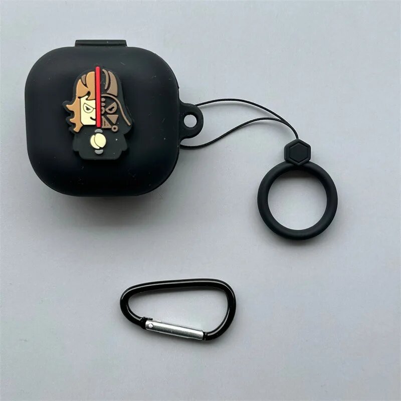 Черный силиконовый чехол Samsung Galaxy Buds4/4pro BEAST KINGDOM