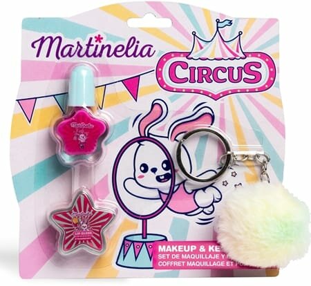 Набор декоративной косметики Martinelia Circus Makeup & Keychain, для детей 3+, унисекс