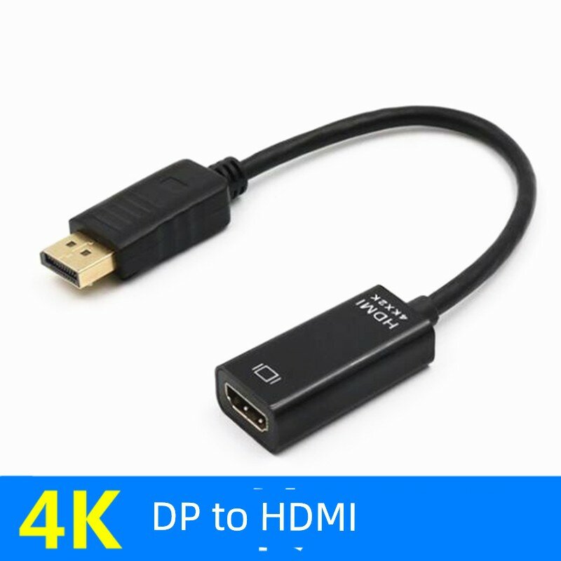 Адаптер DP, DisplayPort, компьютерный монитор, кабель для HD-конвертации, телевизор, VGA-проектор, активный тип 4K@30Гц