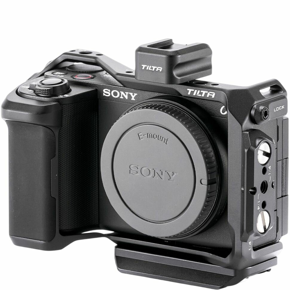 Клетка Tilta для Sony ZV-E10 II Черная, быстросъемная площадка
