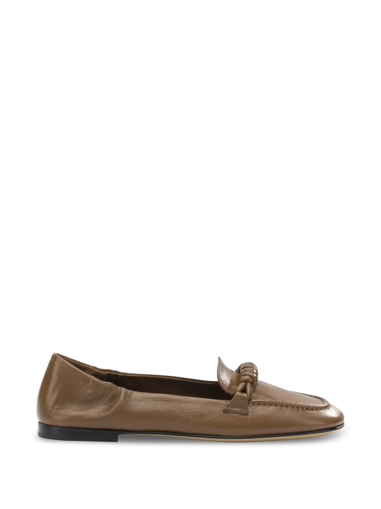 Лоферы Round-toe leather loafers
