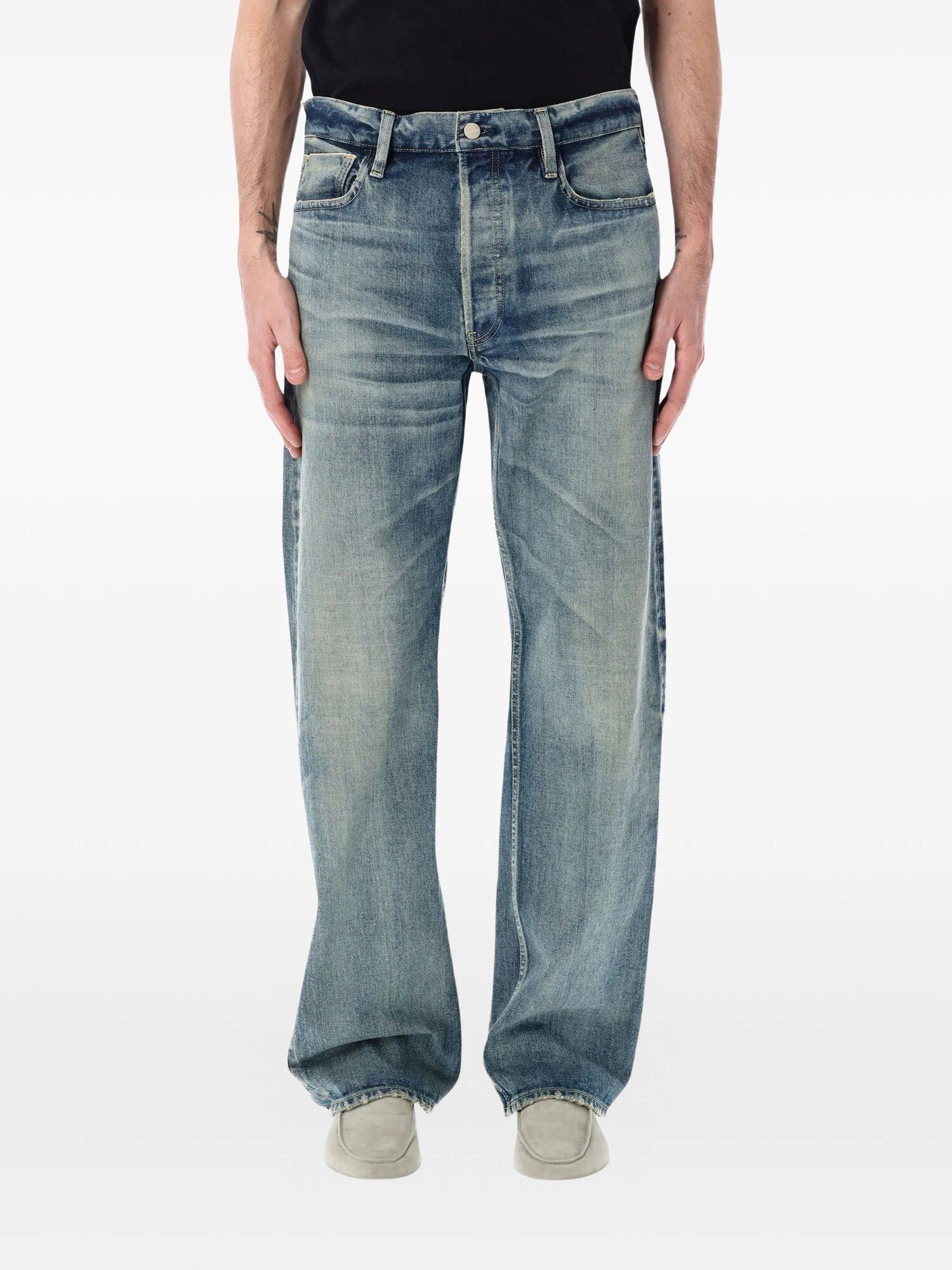 Джинсы Japanese Selvedge Denim Straight 5 Pocket 