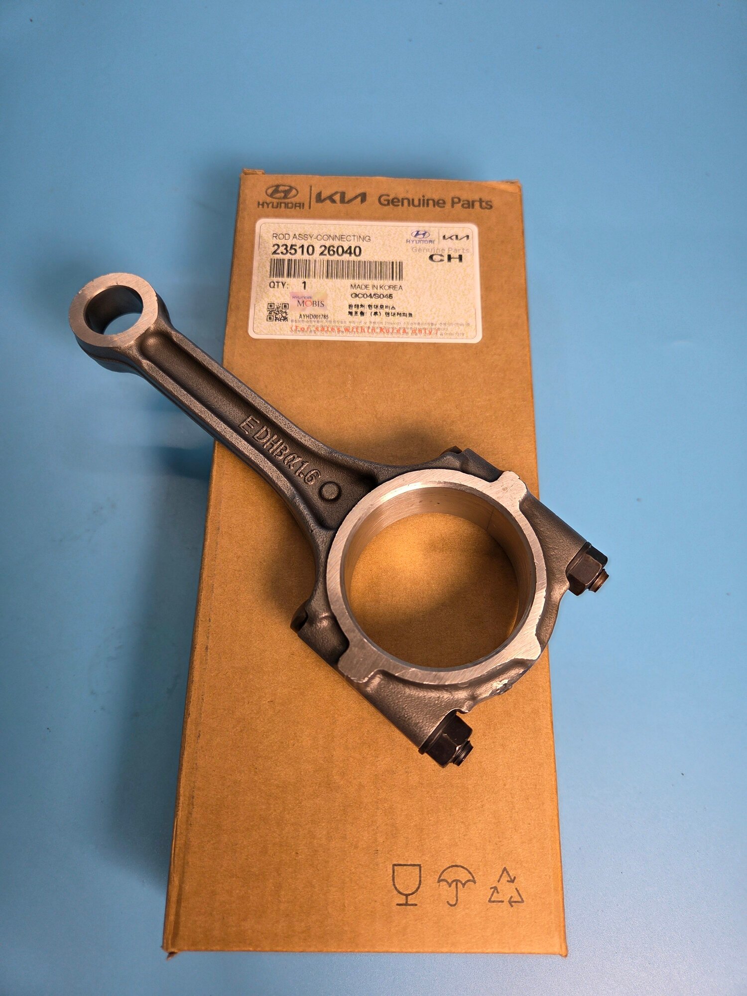 Шатун двигателя Hyundai accent (ТагАЗ) Donc/Sonc /Elantra 04-06 1,6