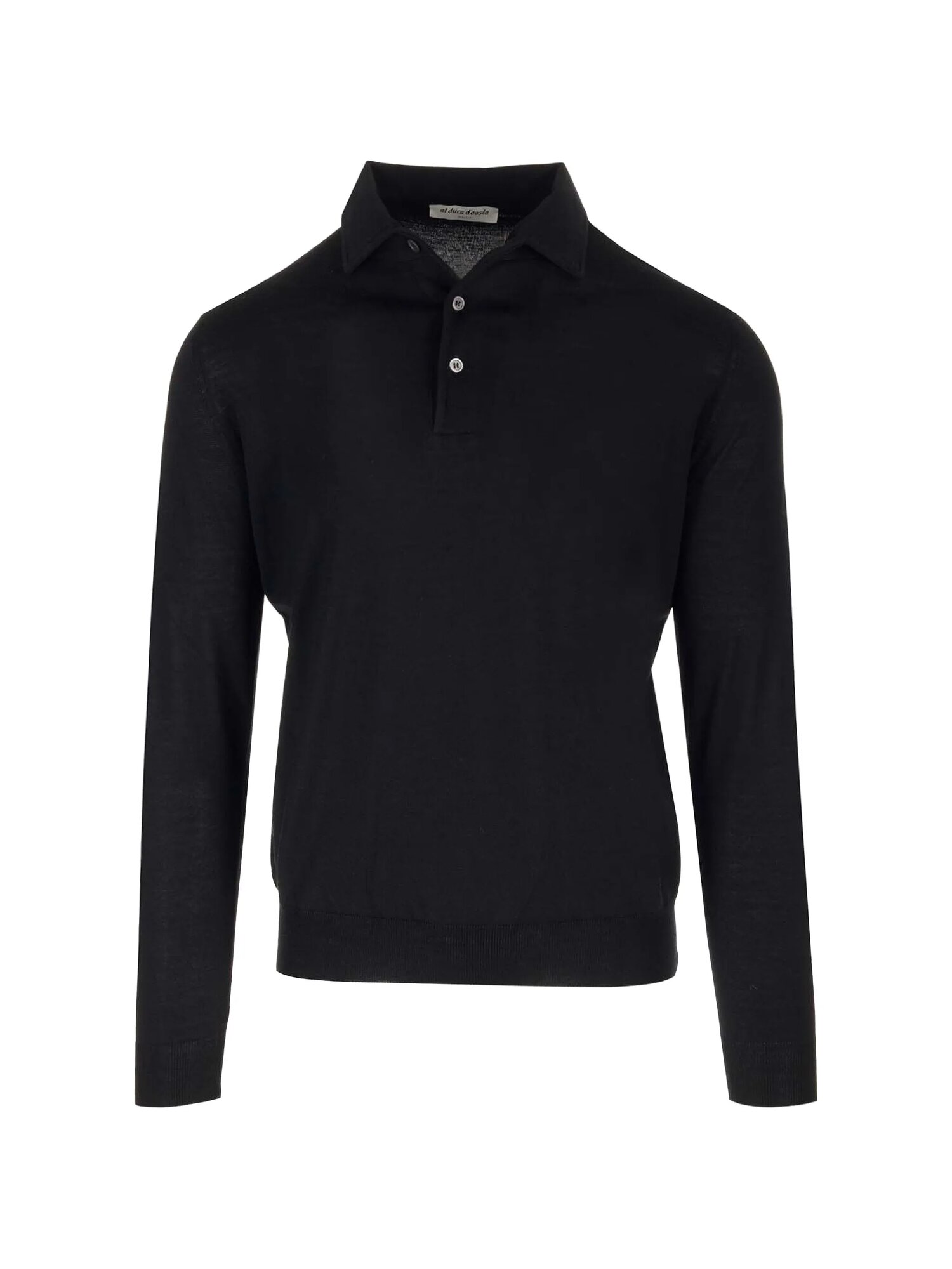 Рубашка Long-sleeve knitted polo shirt