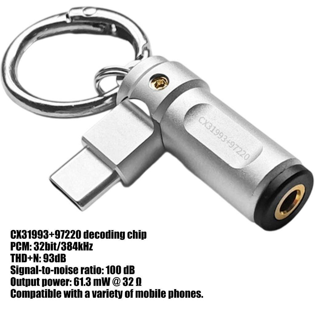 Универсальный адаптер 3,5 мм – USB-C, C