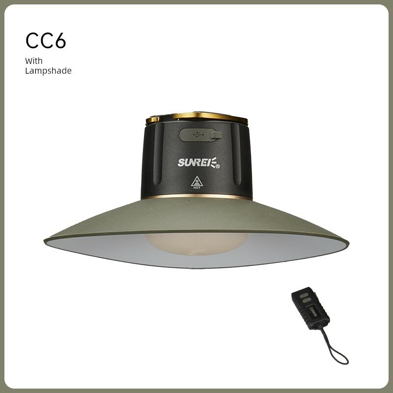 Перезаряжаемый кемпинговый фонарь SUNREI CC6, сверхъяркий, для палатки, уличный, мощный, основной светильник для