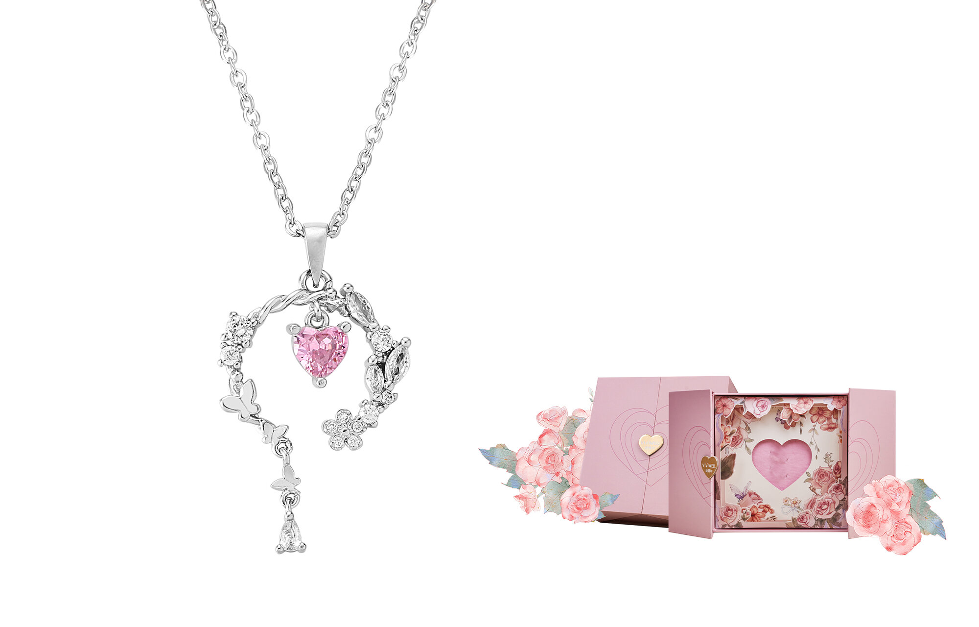 Колье, кристаллы Swarovski