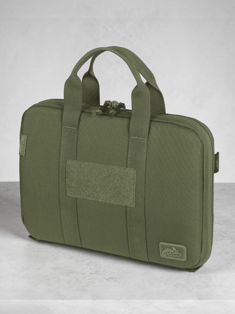 Тактическая сумка кейс для пистолета Helikon SINGLE PISTOL WALLET Olive Green