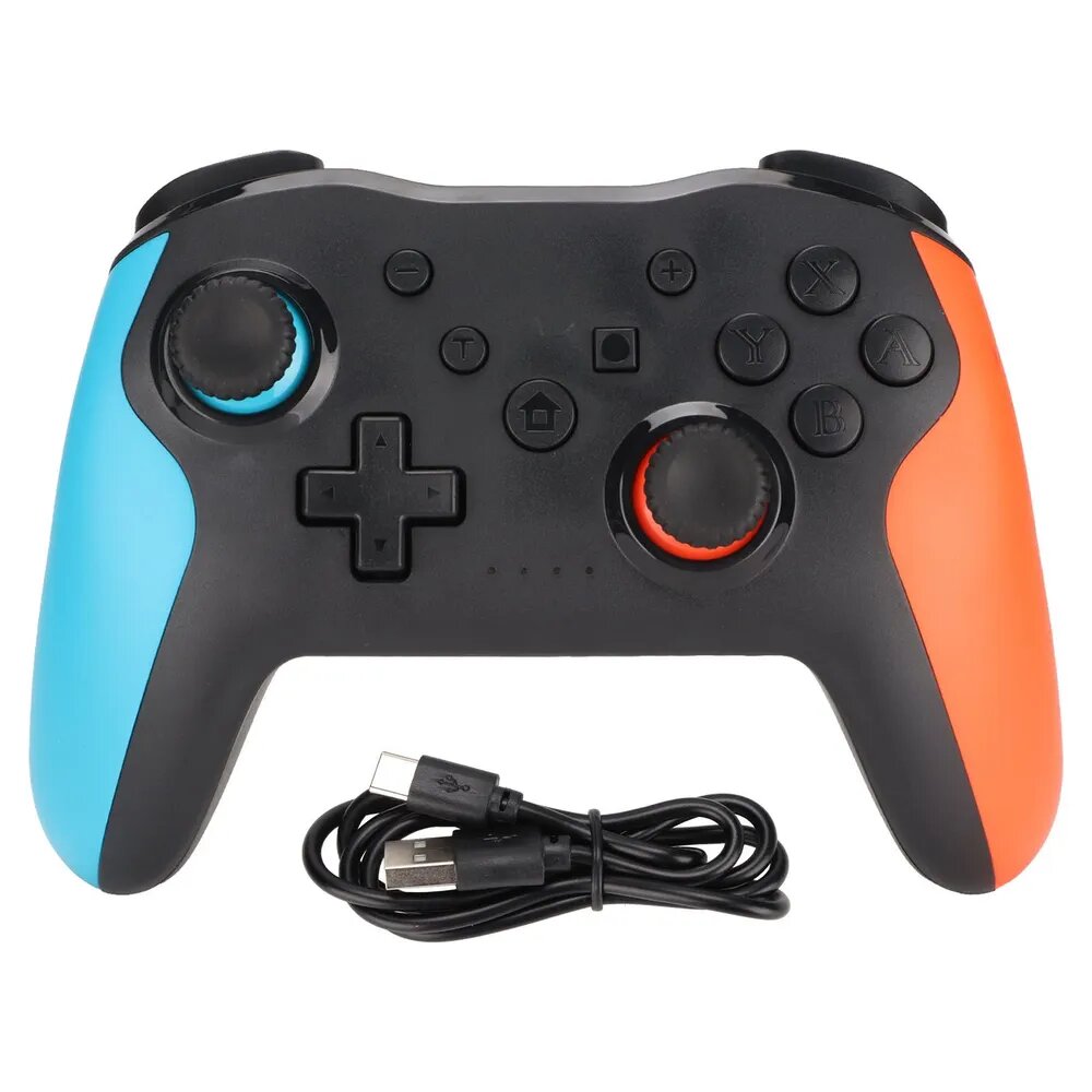 Беспроводной геймпад Bluetooth с Turbo, 6-осевым гироскопом, вибрацией (Switch/PS3/ПК/Android)