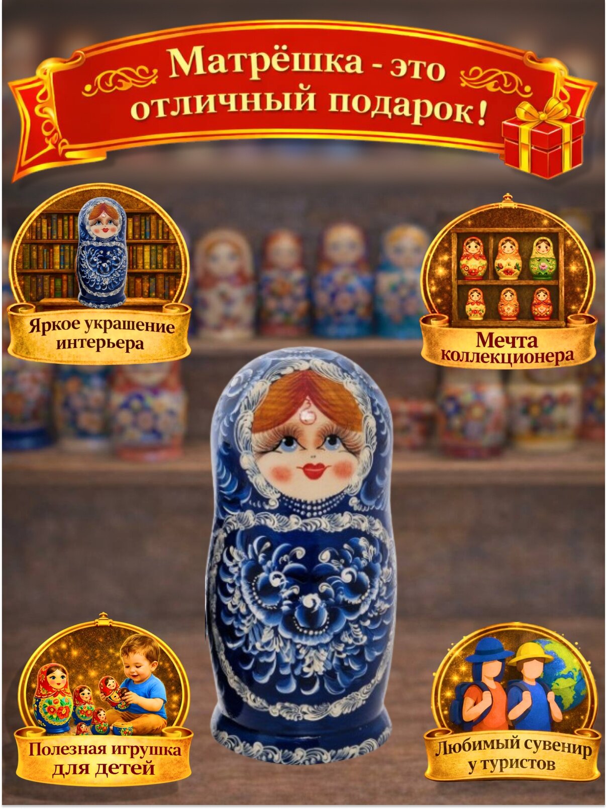 Матрешка Александра — фото 1