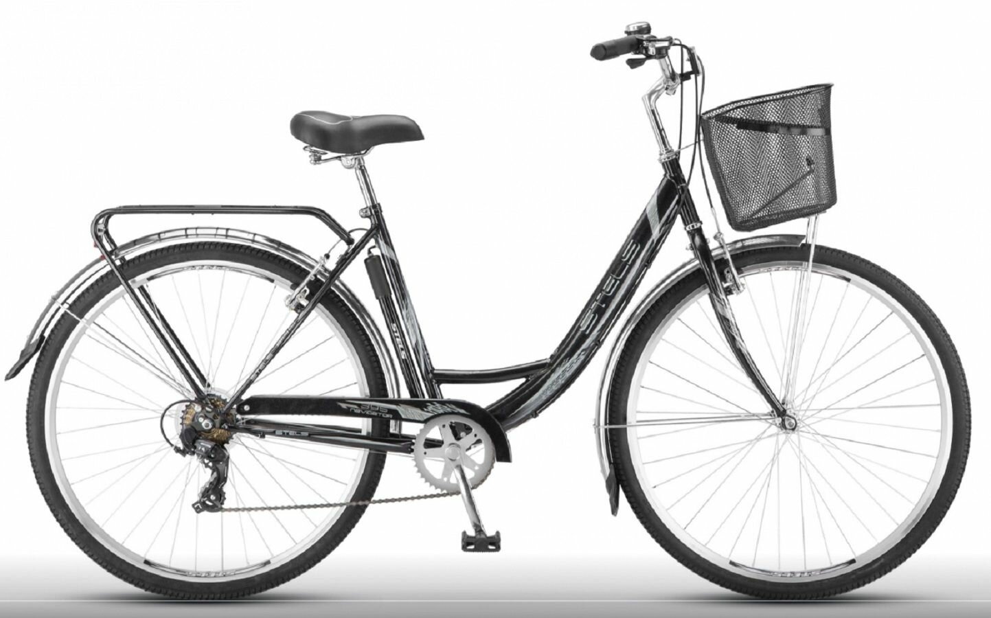 Велосипед 28" стелс "Navigator 395" красн (обод ал. двойной, рама 20 st, тормоза v-br, 7ск)