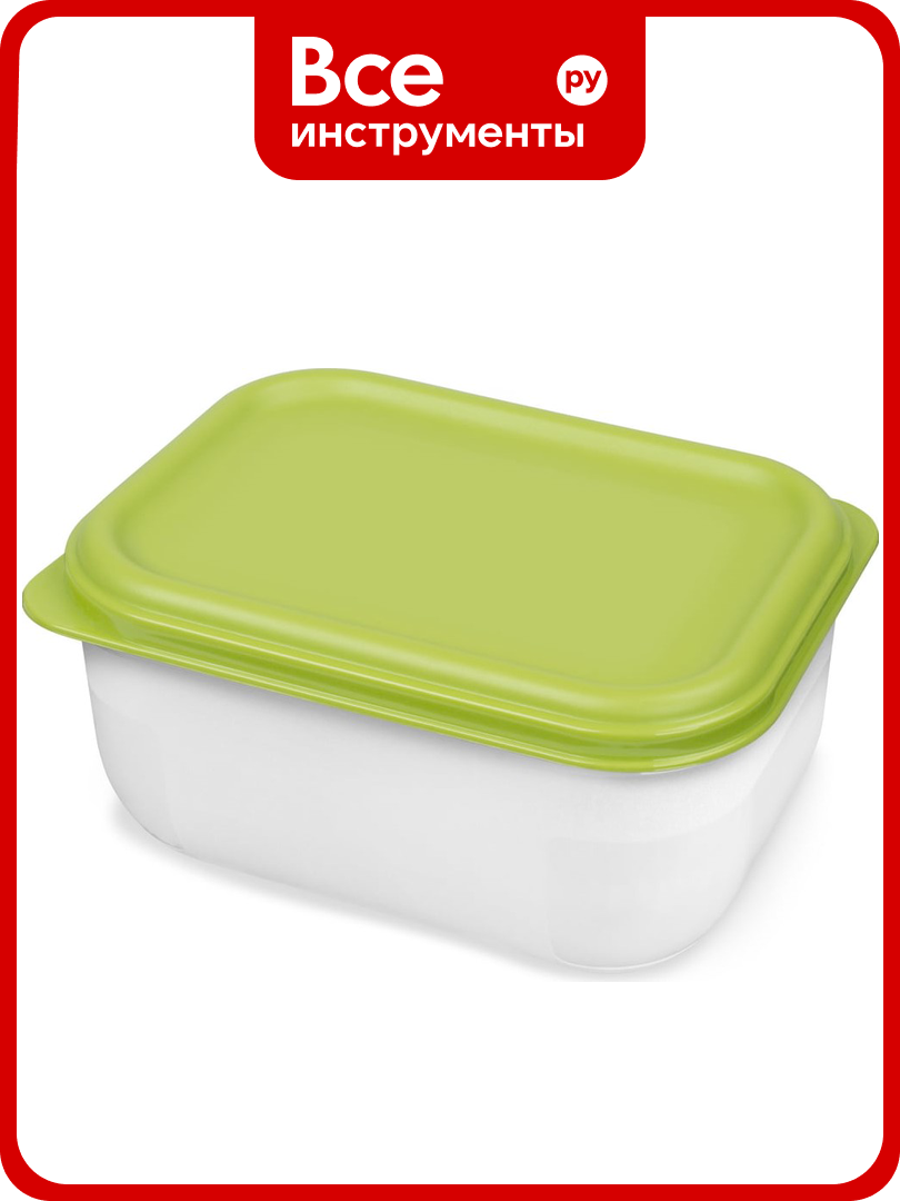 Контейнер для продуктов Martika 2 л С202, серый, полипропилен, подходит для посудомоечной и микроволновой печи
