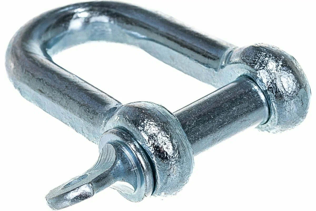 Скоба такелажная М10 (5шт) прямой тип цинк SteelRex