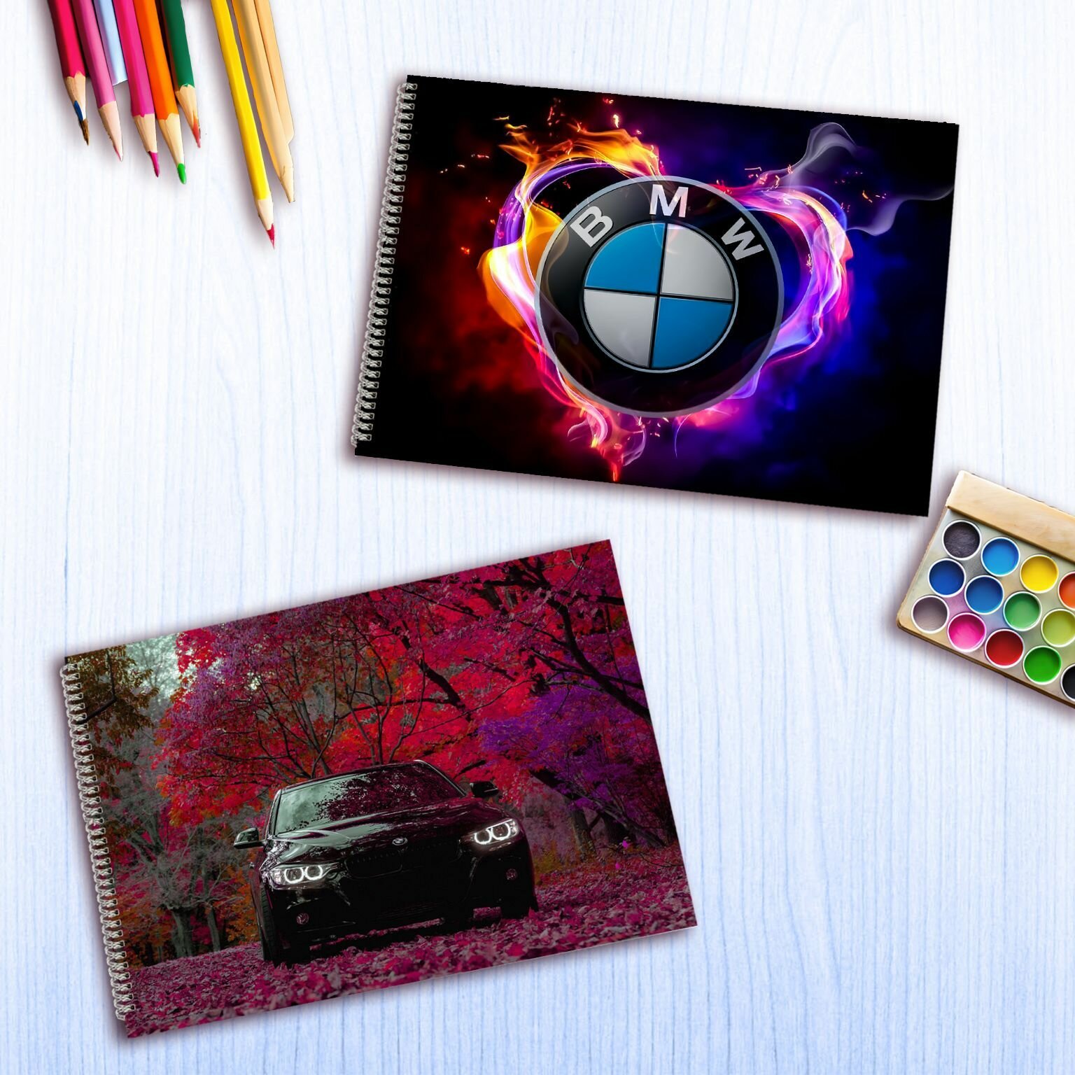Альбомы для рисования автомобили БМВ, BMW
