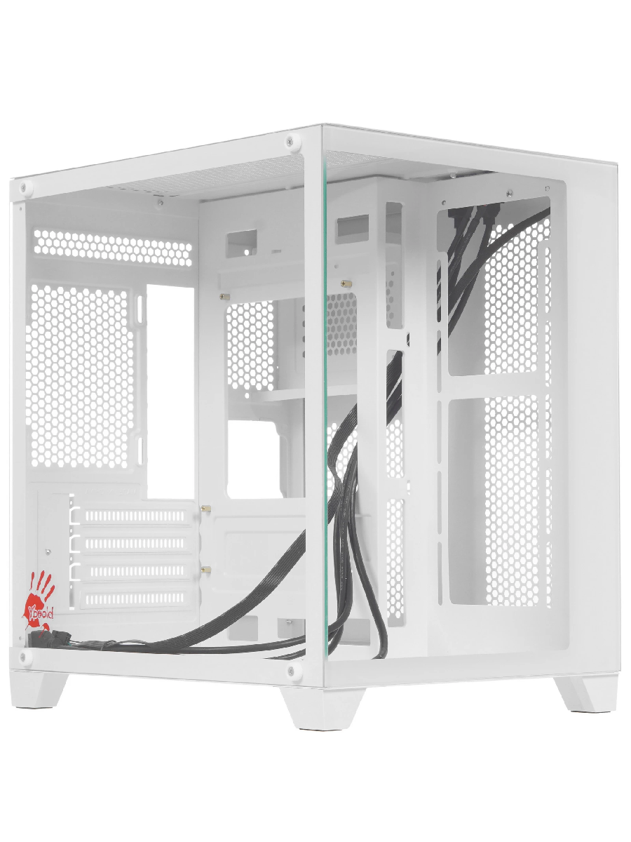 Корпус для ПК Bloody BD-CC105 белый, Mini Tower без блока питания