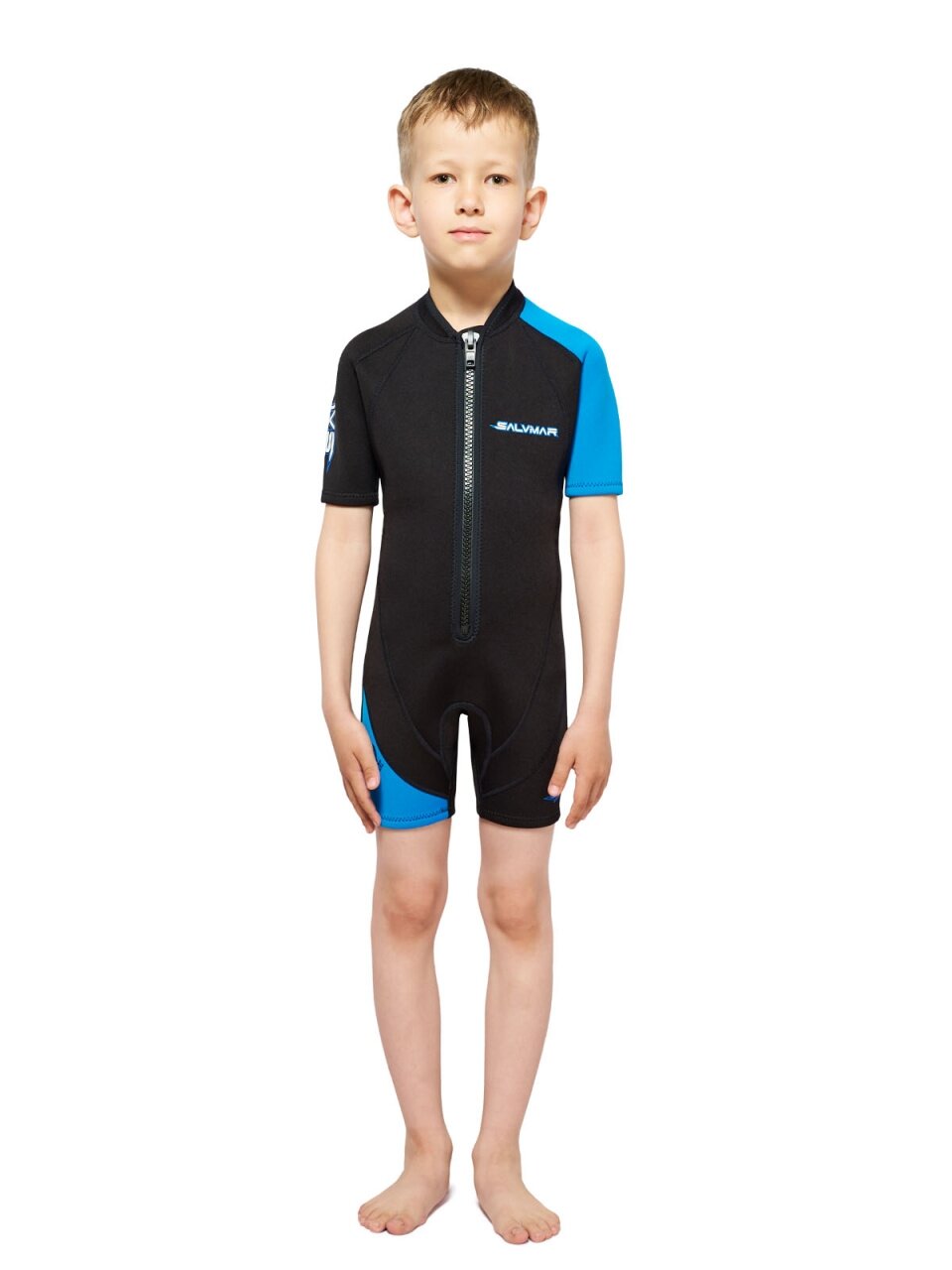 Детский Гидрокостюм Salvimar Aquatic, 2 Мм, Синий, L, На 12-14 Лет
