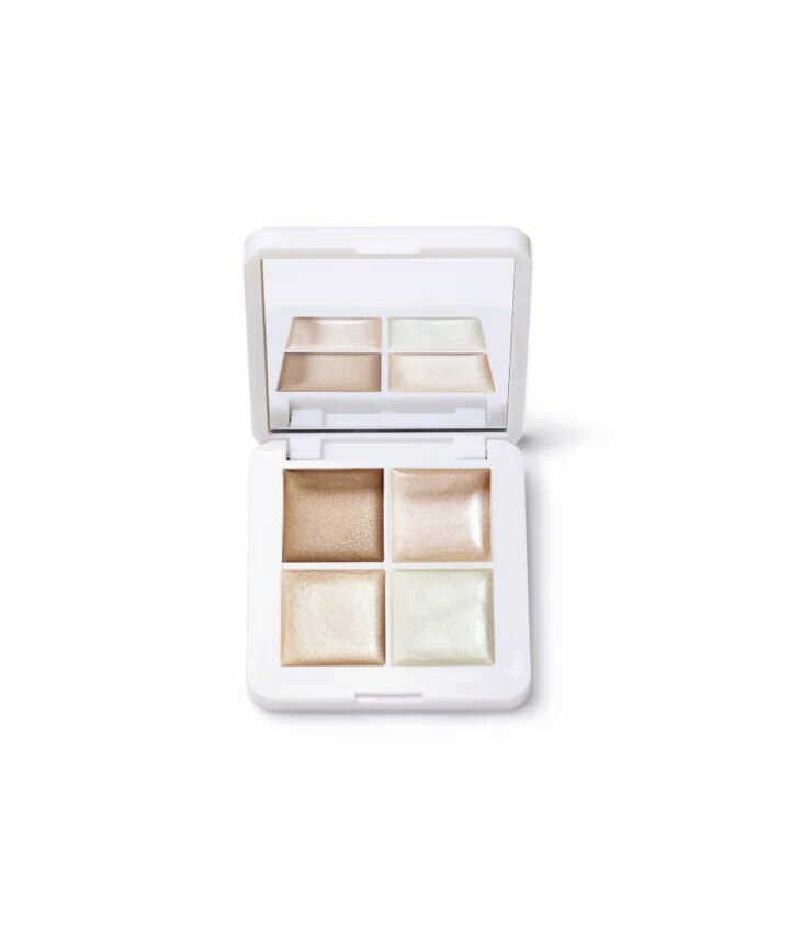 Rms beauty Палетка хайлайтеров Living Luminizer Glow Quad Mini