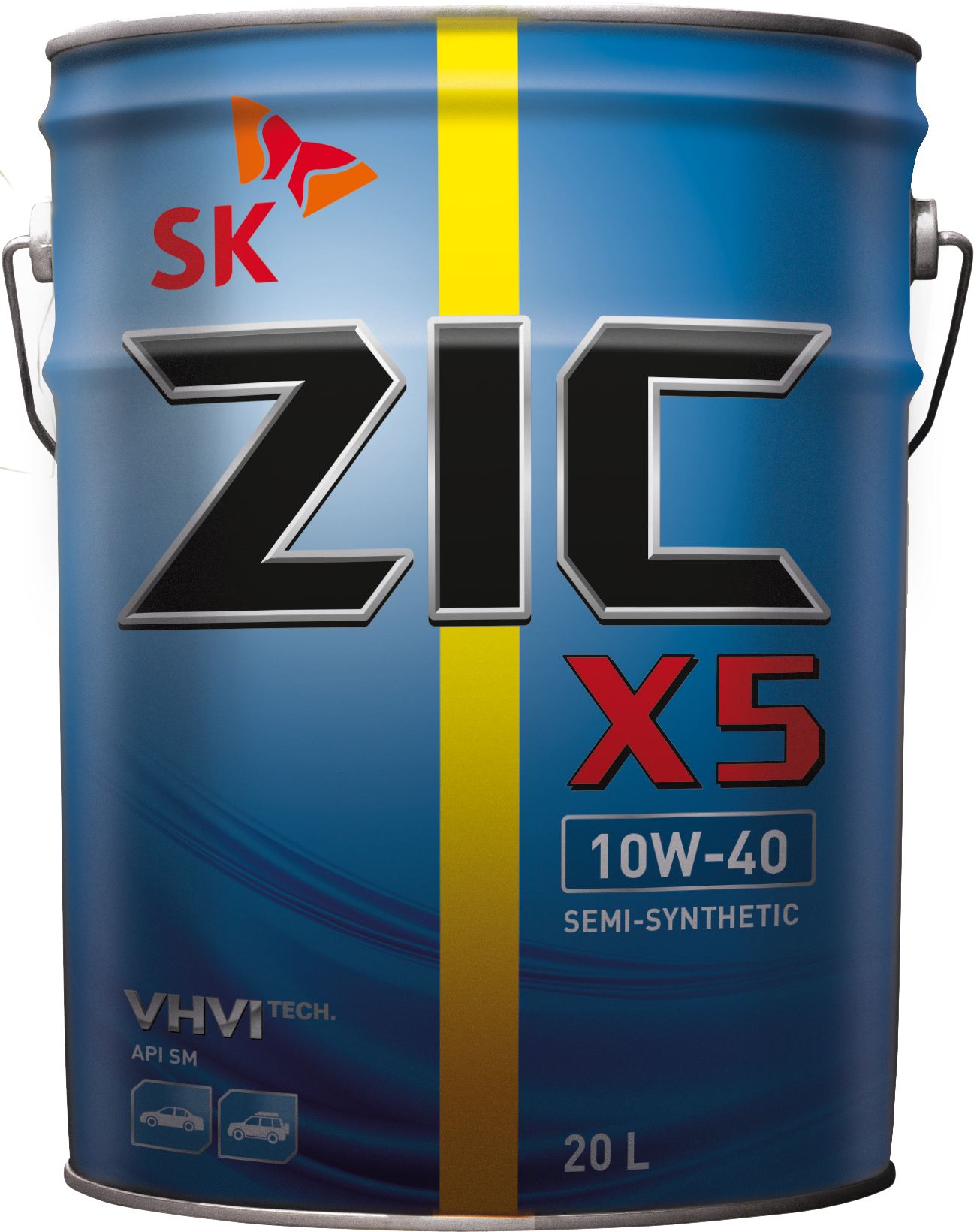 Масло моторное ZIC X5 10w40 SN 20л 192622