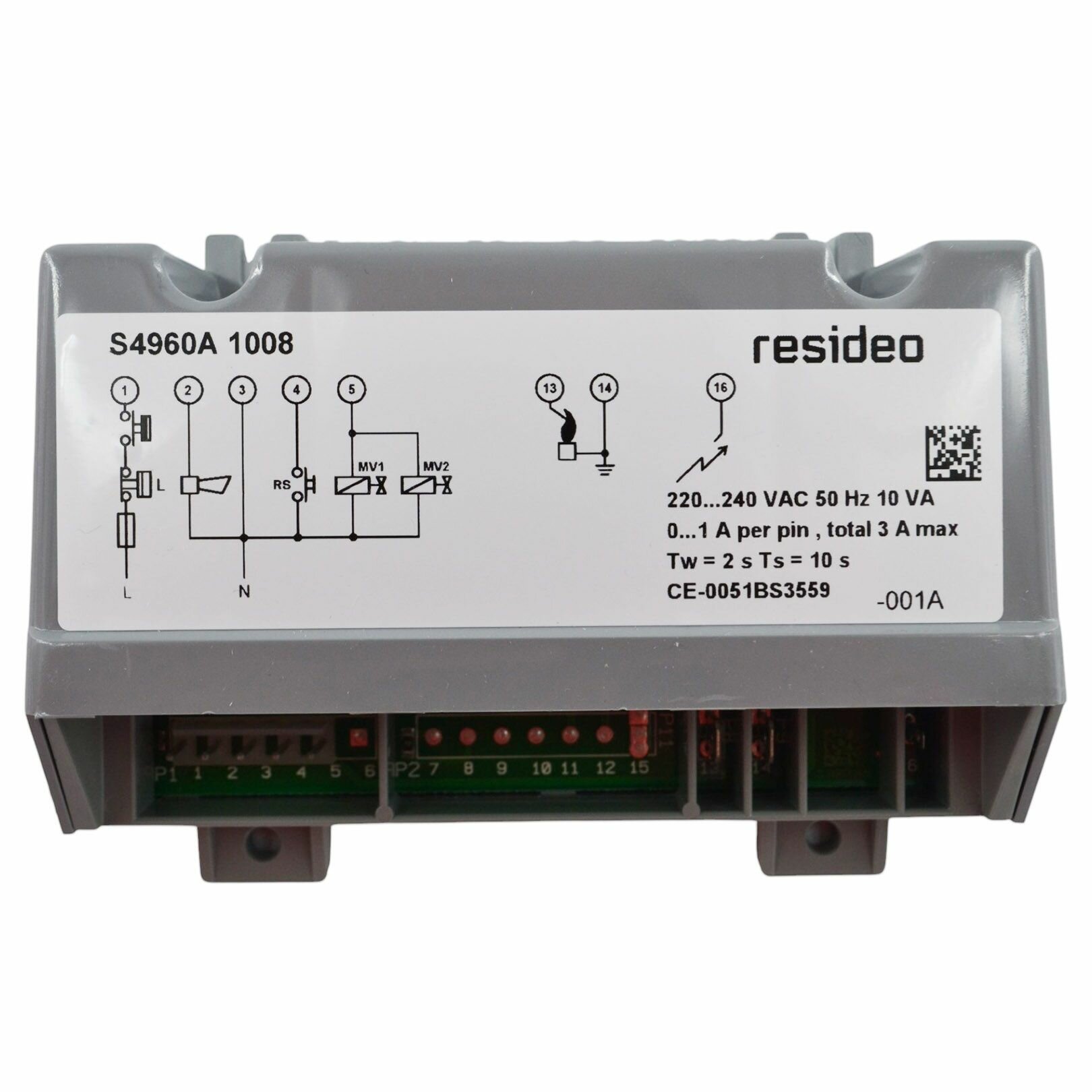 Контроллер управления горением Resideo S4960A1008U, 534.412.189