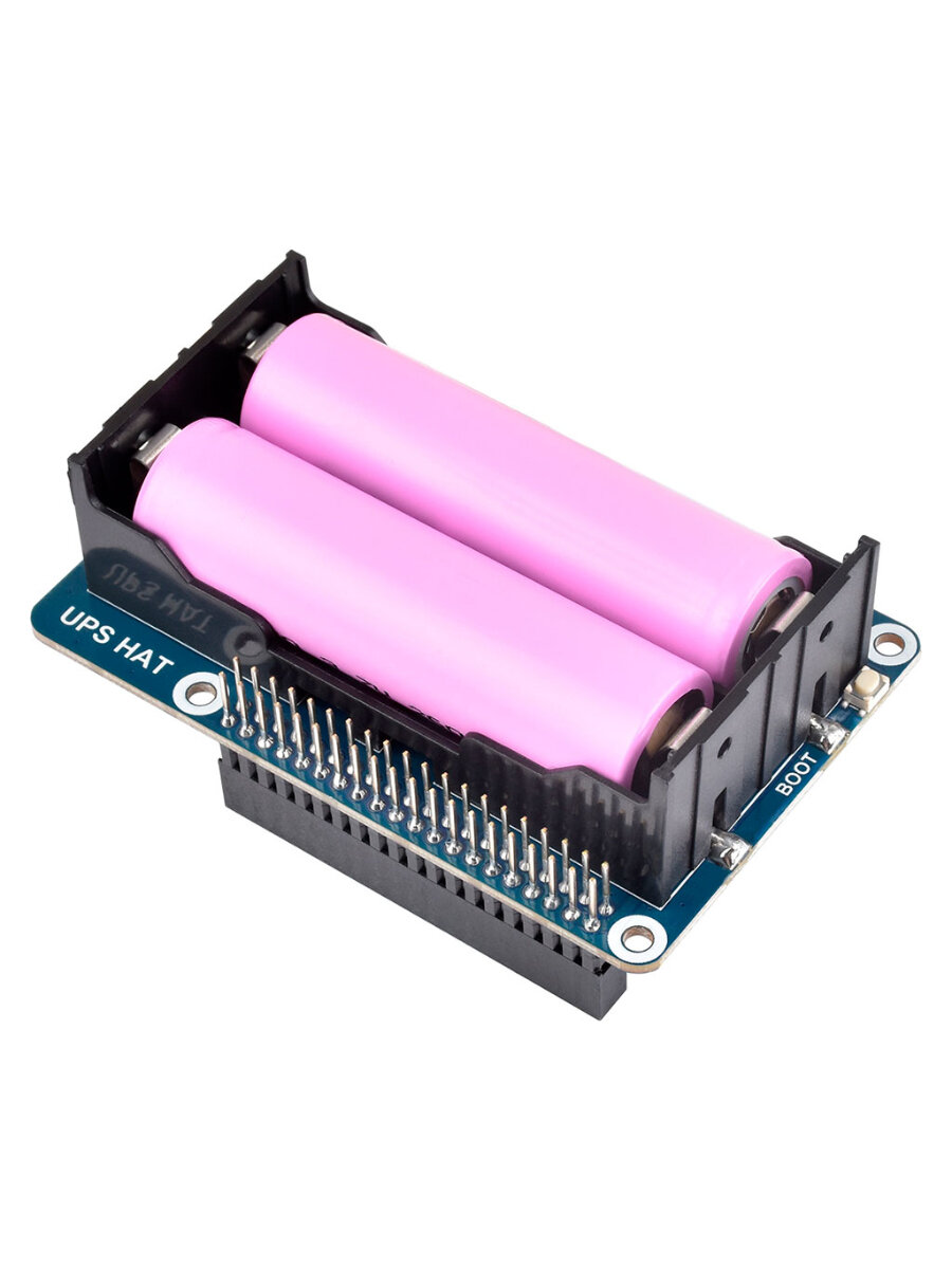 Модуль ИБП Waveshare UPS HAT, для Raspberry Pi, с защитой, 5V, 2600mAh