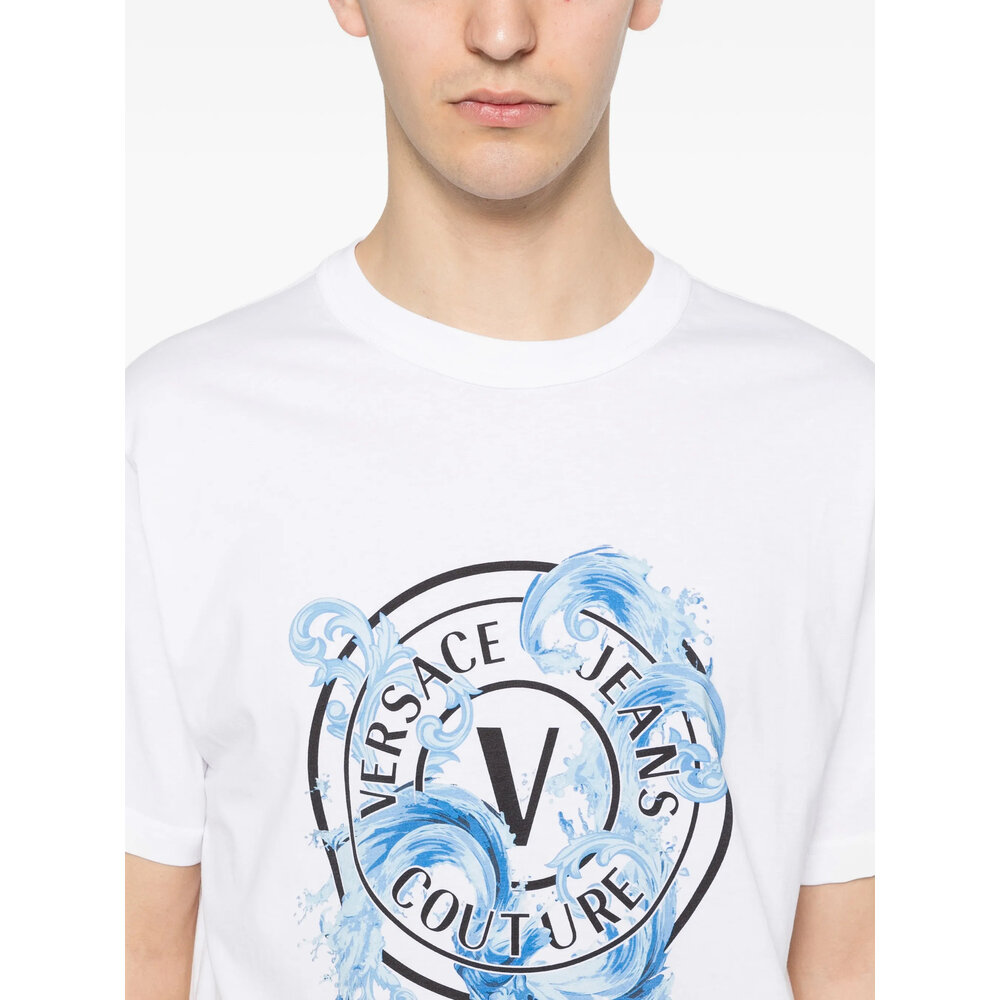 Футболка Versace Jeans Couture, размер XL, белый, — фото 1