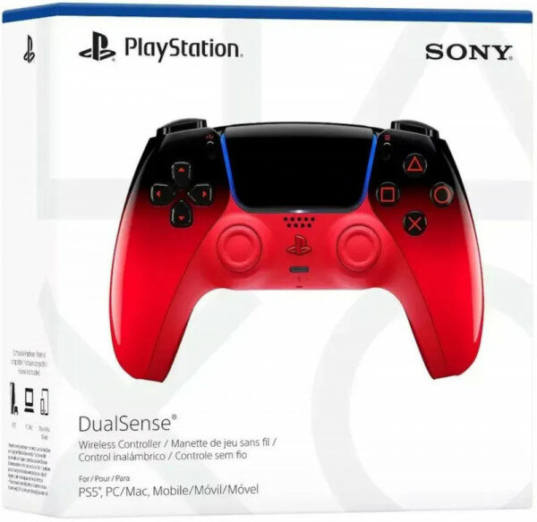 Геймпад Sony Dualsense CFI-ZCT1W Techno Для PS5 Red, оригинал