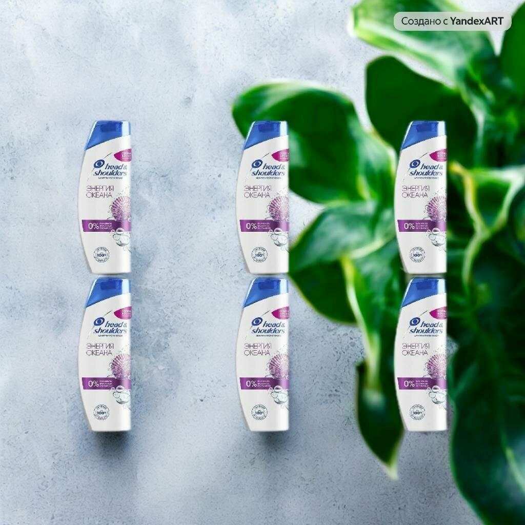 Шампунь для волос Head&Shoulders, Энергия океана, 400 мл, 6 шт