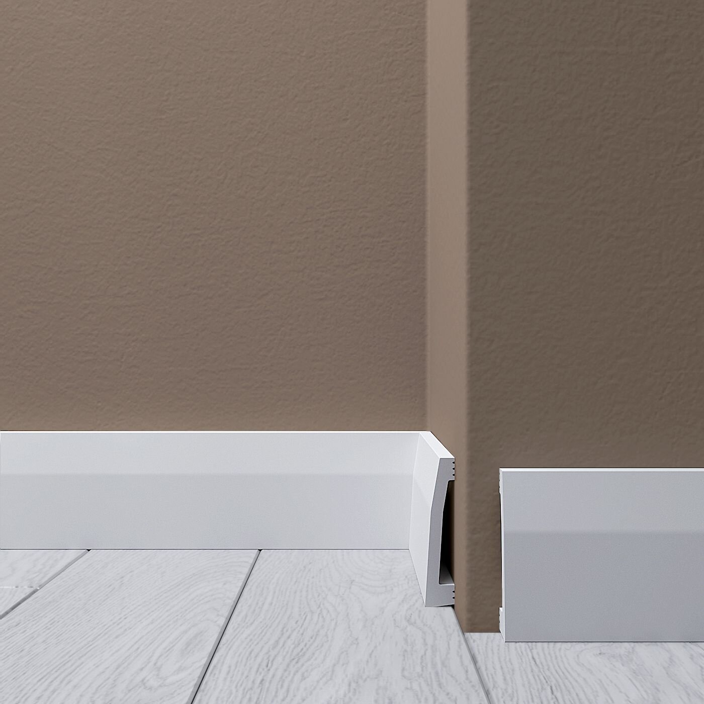 Плинтус XPS POLYMER Н 10 (60*12*2000мм)