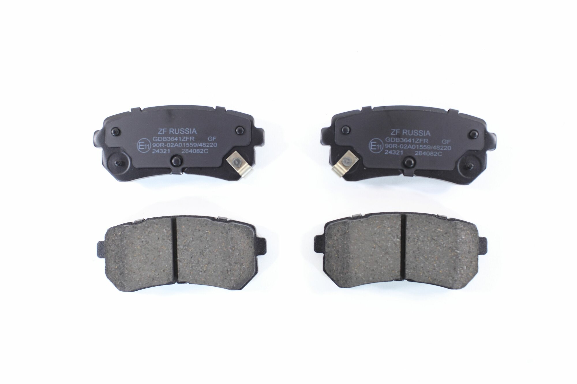 Колодки задние для KIA Rio06- KIA Ceed HYUNDAI i20 i30 ix35 ZF Russia GDB3641 ZFR
