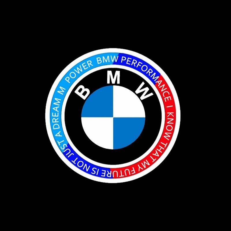 Штатная проекция логотипа автомобиля BMW (БМВ) , фабричное производство