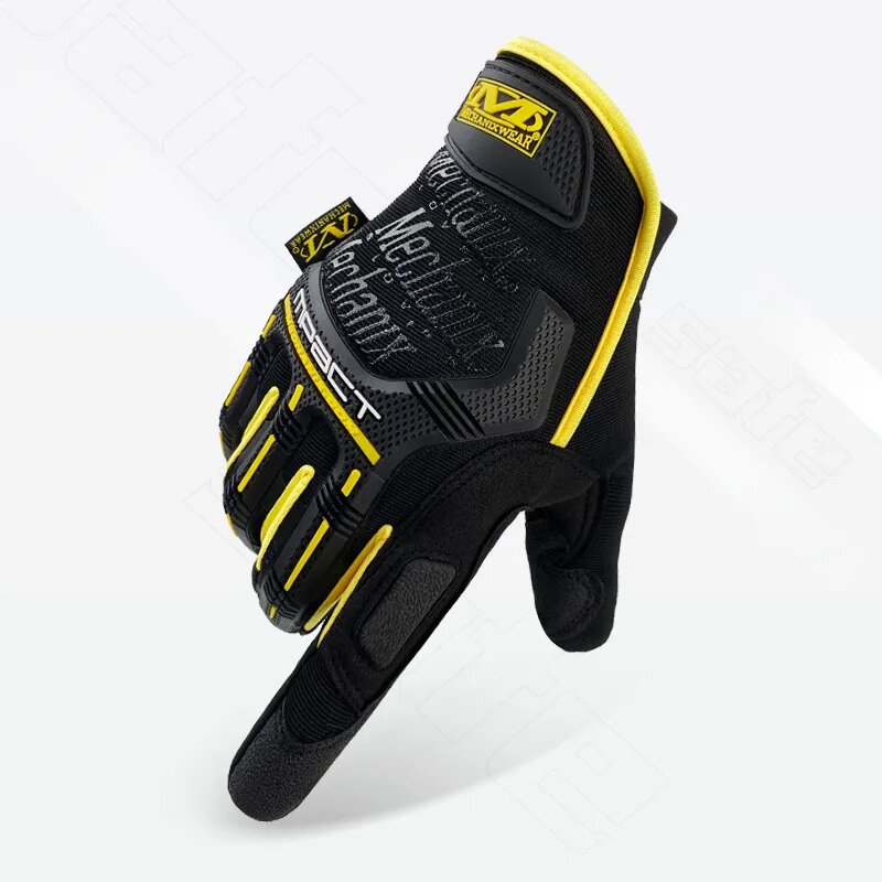 Перчатки MechanicX желтые, размер L