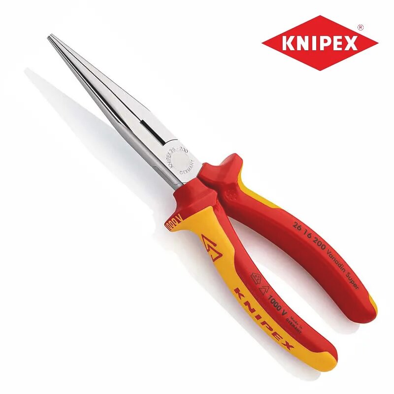 KNIPEX Плоскогубцы с игольчатым носом 26 16 200