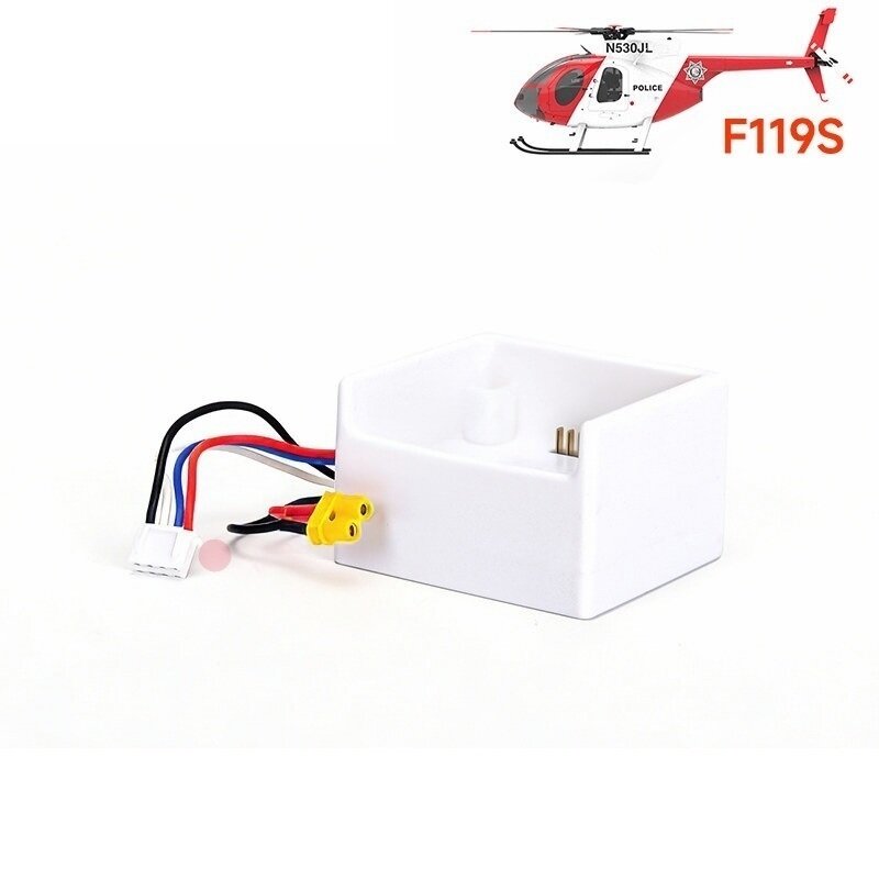 Комплект базы зарядного адаптера белого цвета для RC вертолёта F119S запасная часть