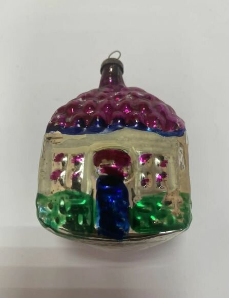 Елочная игрушка Хатка СССР