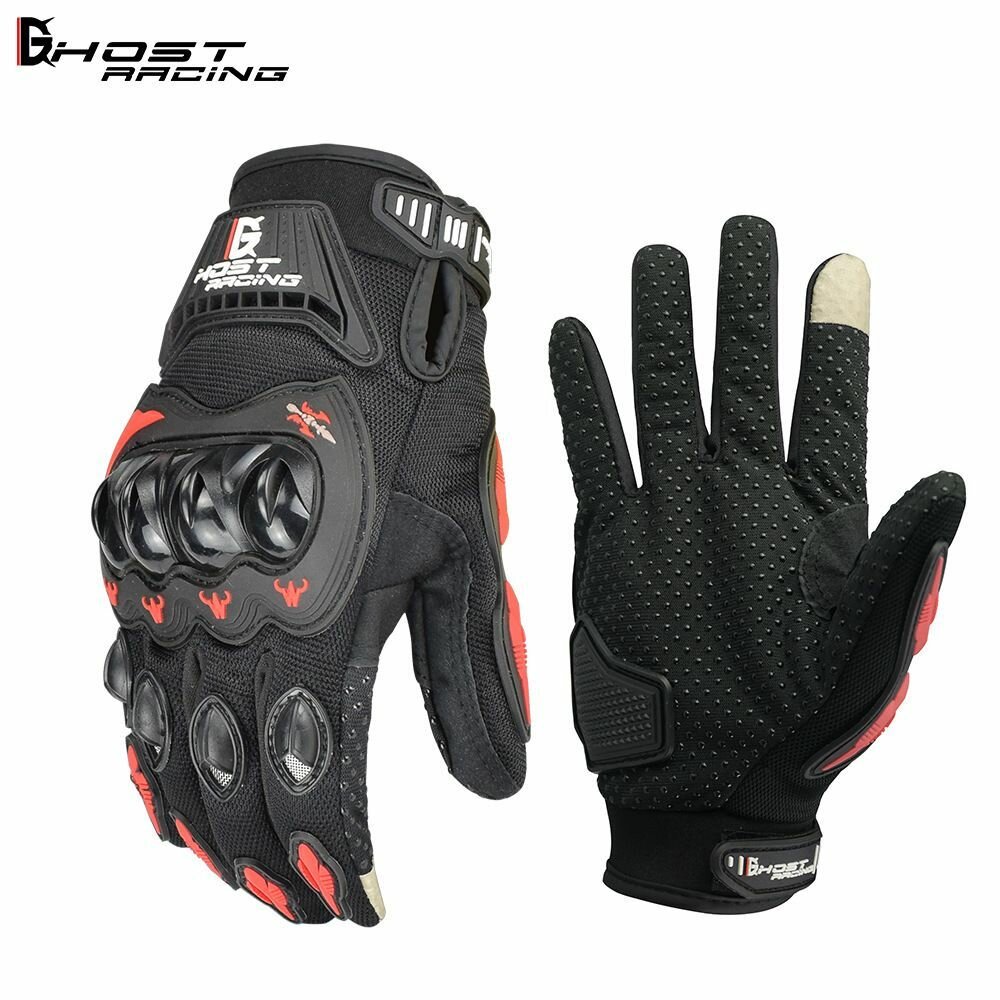 Мотоперчатки кроссовые Ghost Racing (red) XL