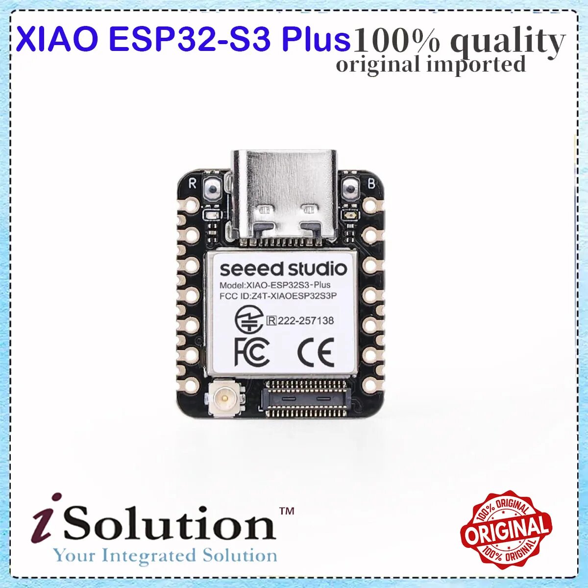 Seeed Studio XIAO ESP32S3 Plus модуль — фото 1