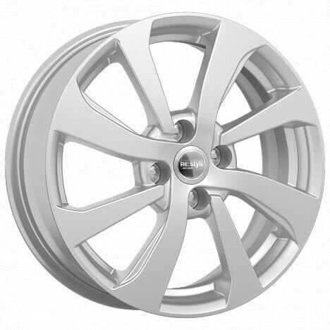 Диск колеса литой R16х6J, PCD 4x100, ET50, DIA60,1 "КС893" сильвер LADA Largus, Vesta, Nissan Almera