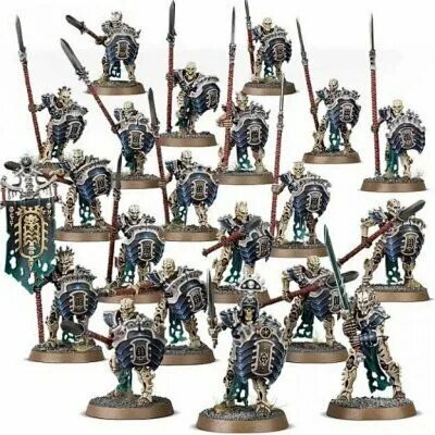 Смола вархаммер 40000 миниатюра Warhammer AOS Ossiarch Bonereapers Mortek Guards миниатюры днд Фигурка для настольной игры