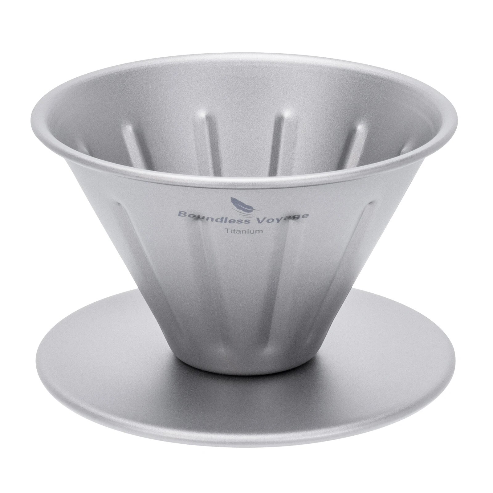 Кофеварка-дриппер Boundless Voyage Titanium Filter Paperless Cone, ручная, безбумажная, Ti6005P