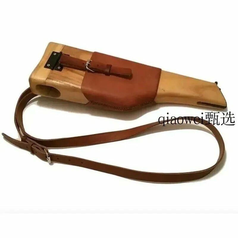 Деревянный кожаный чехол для пистолета Mauser C96